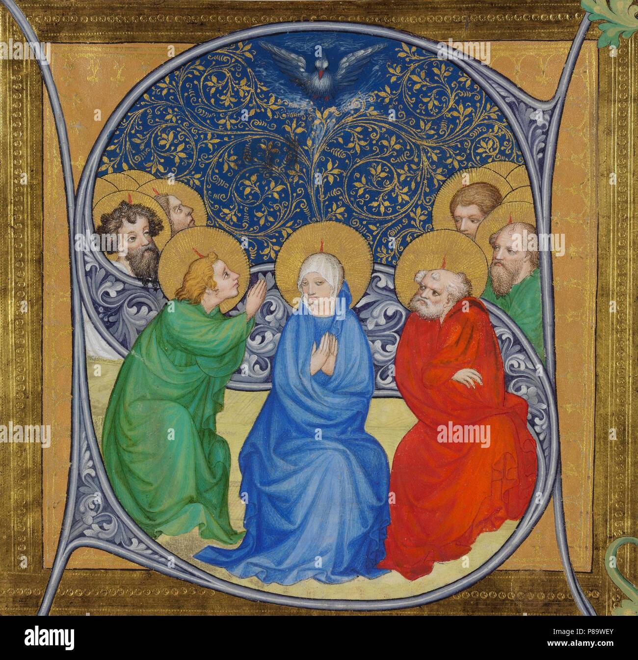The descent of the Holy Spirit (Pentecost). Museum: Szepmuveszeti ...