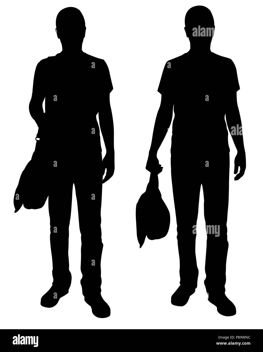 Man carry on Black and White Stock Photos & Images - Alamy