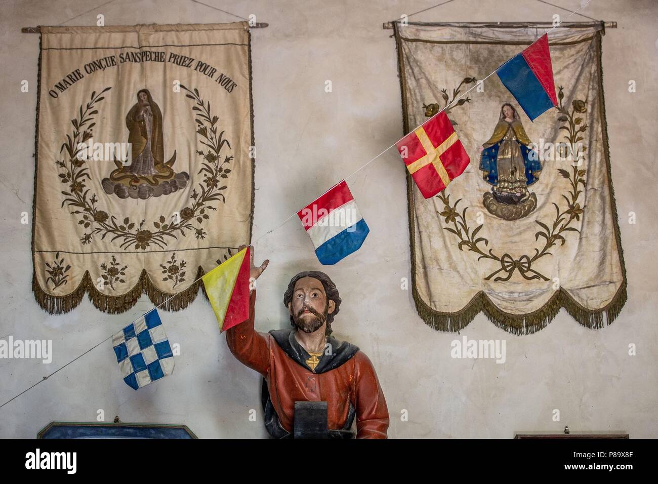 The pilgrimage of grace flag hi-res stock photography and images - Alamy