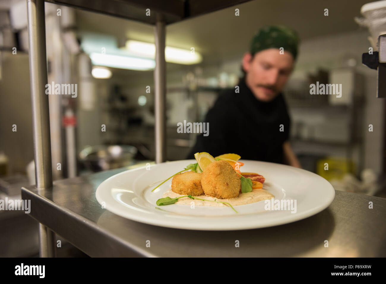 Food served in a plate Stock Photo - Alamy