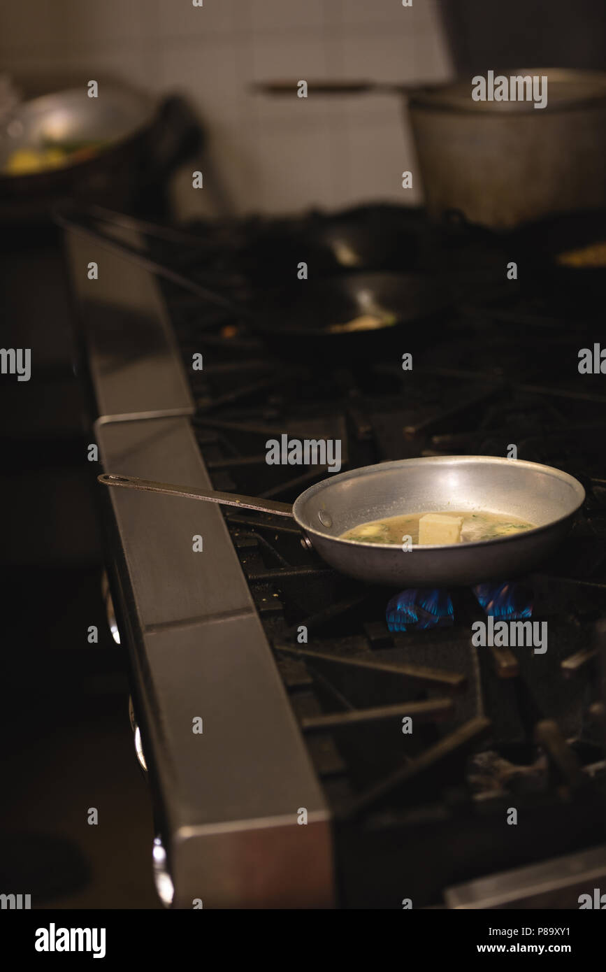 Food being prepared in kitchen Stock Photo - Alamy