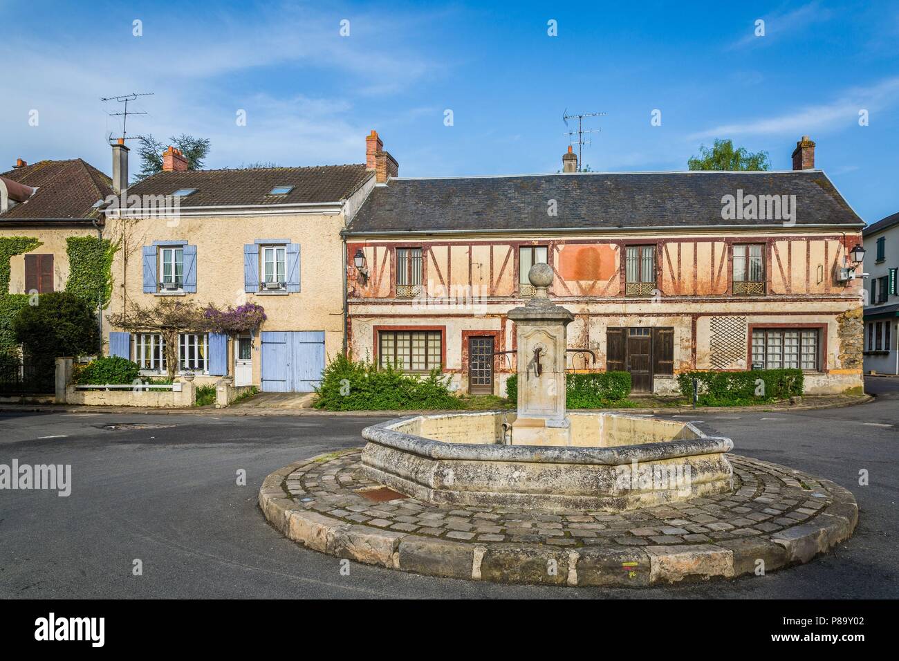 Regional nature park of the upper chevreuse valley hi-res stock ...