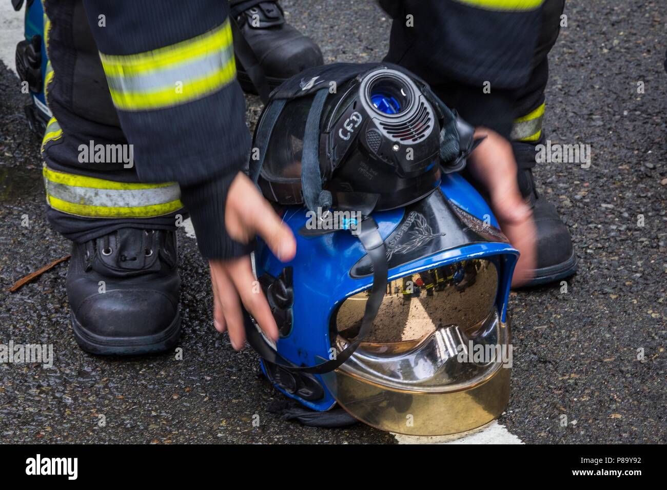 Scba Firefighter Training High Resolution Stock Photography and Images ...