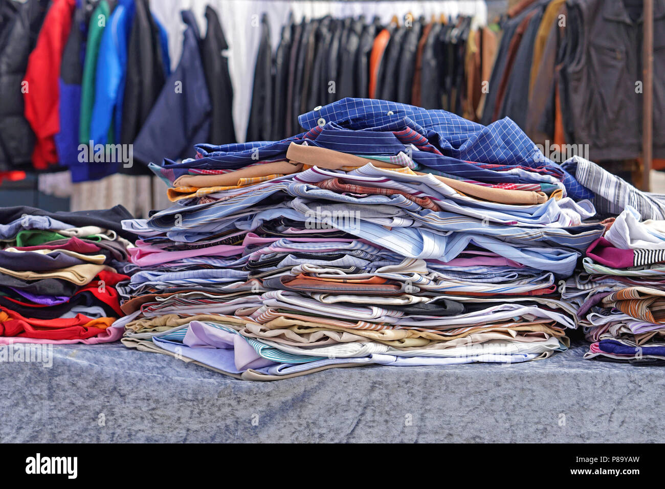 Clothing Flea Market High Resolution Stock Photography and Images - Alamy