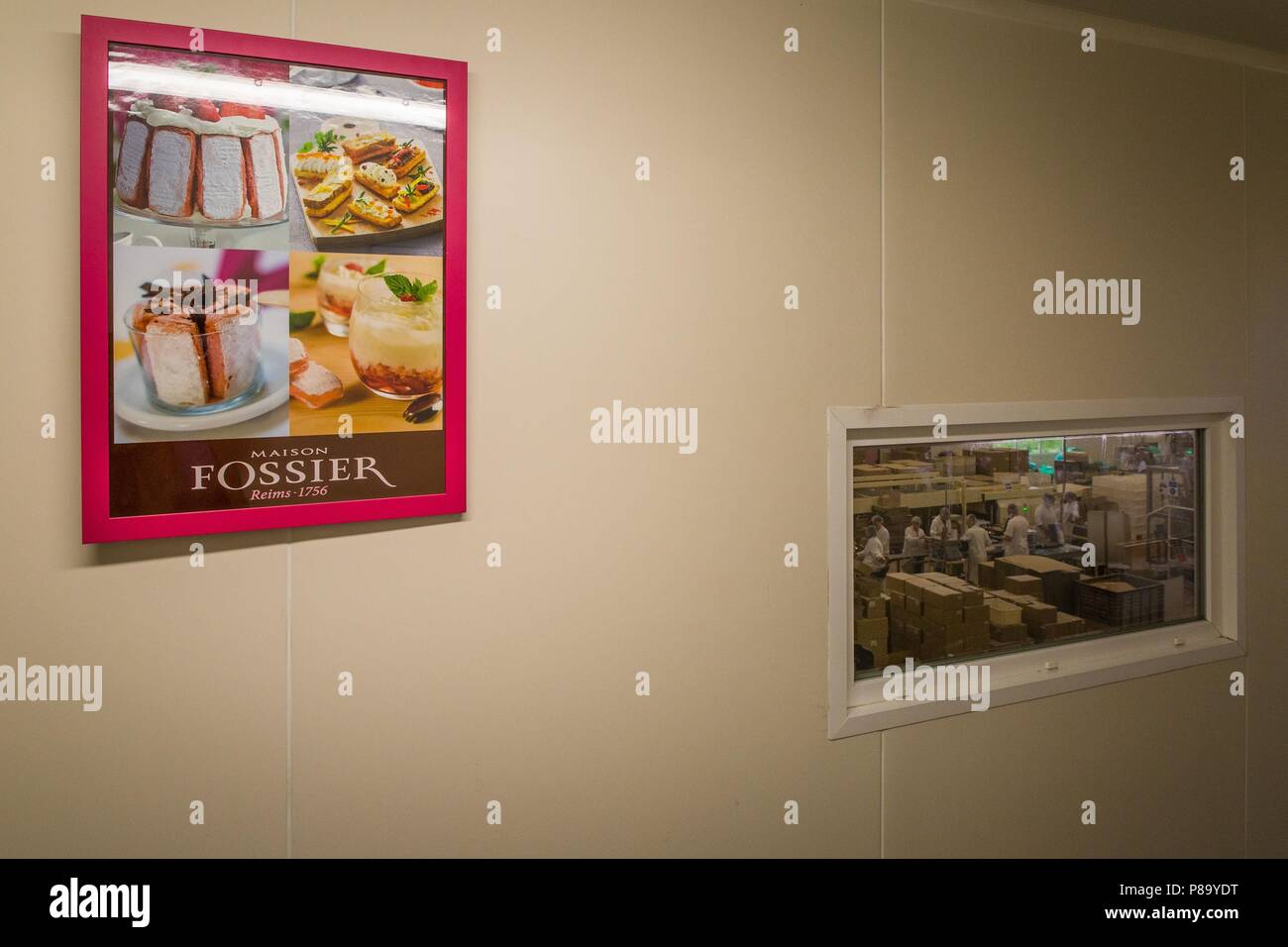 FOSSIER BISCUIT AND COOKIE FACTORY, REIMS, (51) MARNE, GRAND EST REGION ...