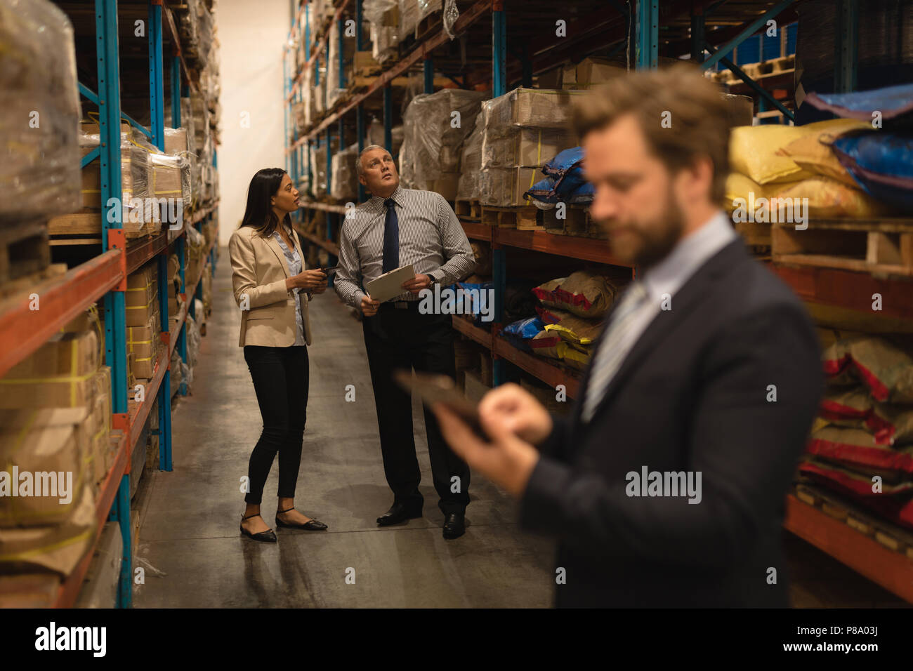 Woman in stocks hi-res stock photography and images - Alamy