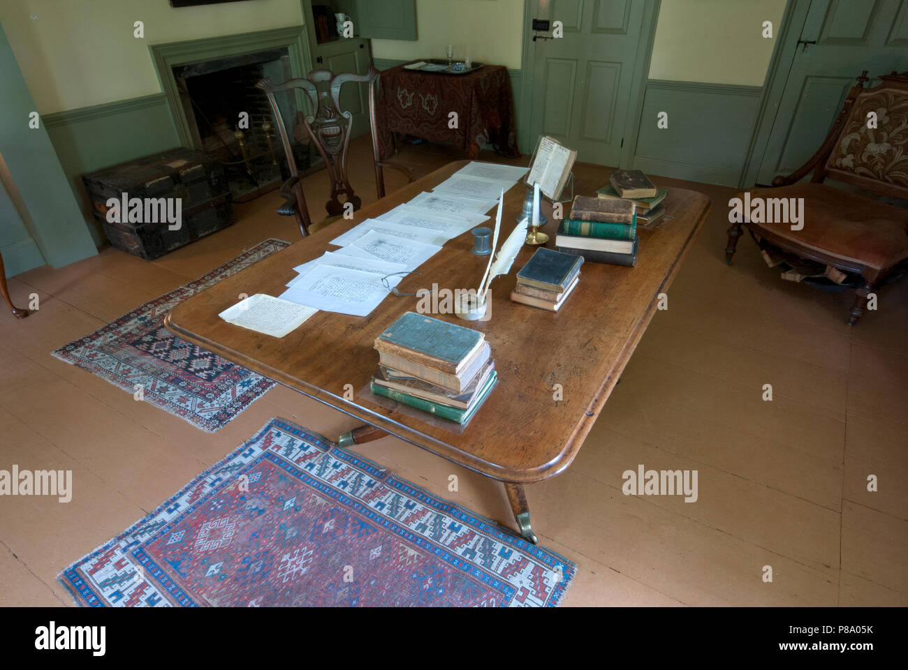 Writing desk at "Arrowhead", home of Herman Melville from 1850 to 1862 ...