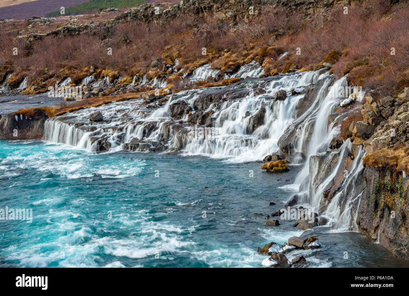 Blue waterfalls hi-res stock photography and images - Alamy