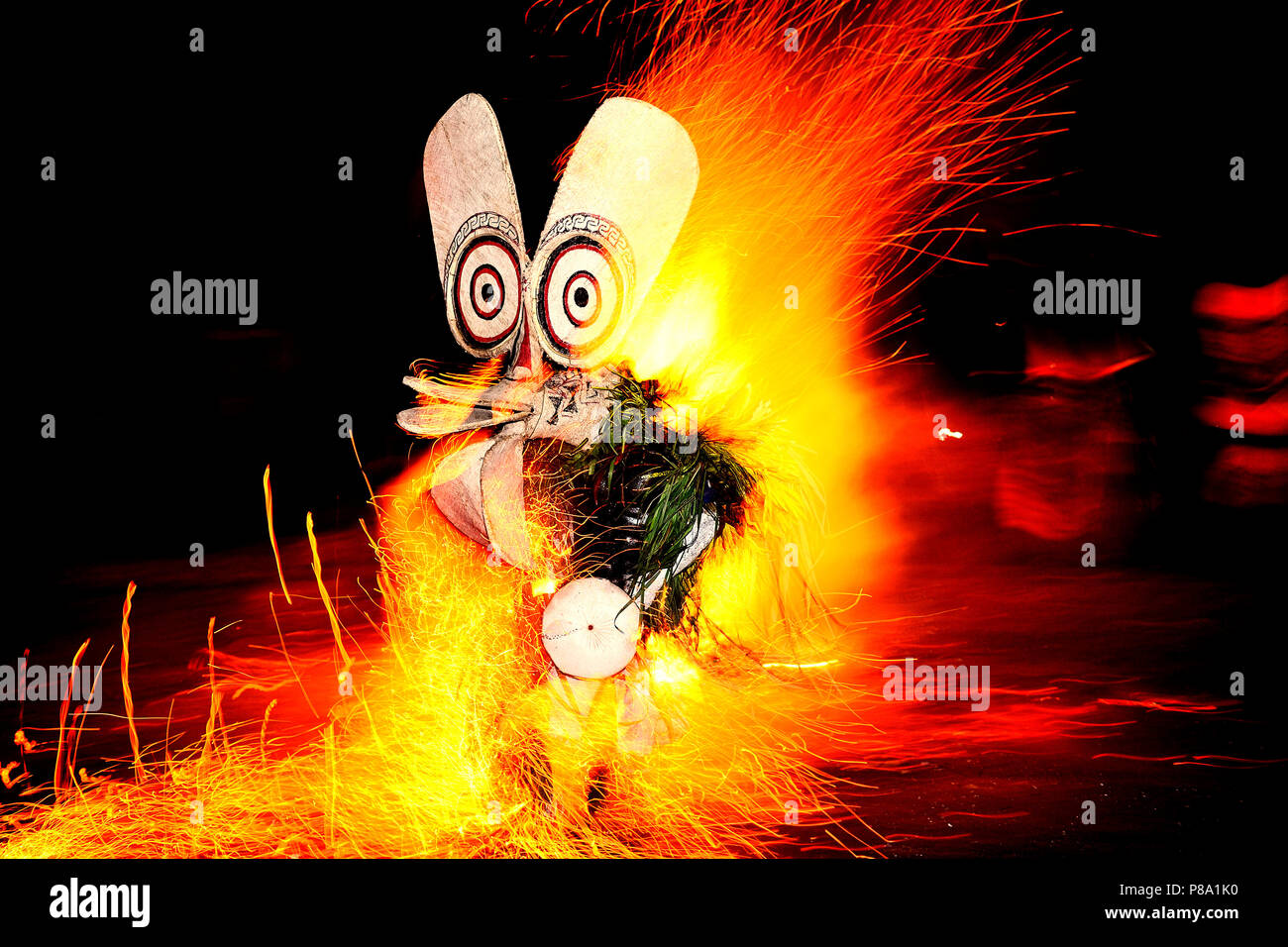 Baining Fire Dance, Kokopo, Rabaul, East New Britain, Papua New Guinea ...