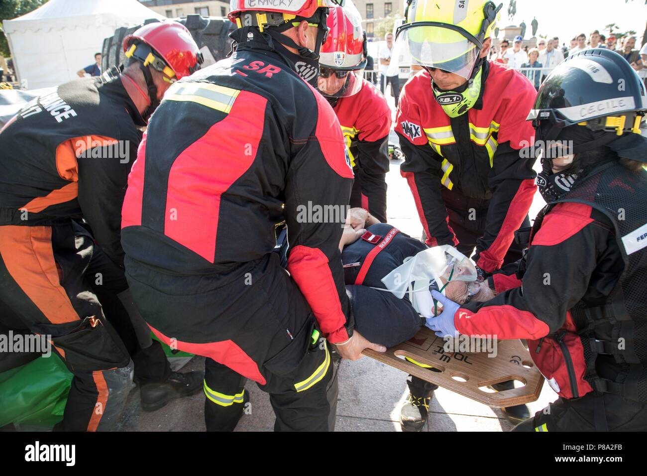 NATIONAL ROAD SAFETY CHALLENGE, WORLD RESCUE CHALLENGES Stock Photo - Alamy