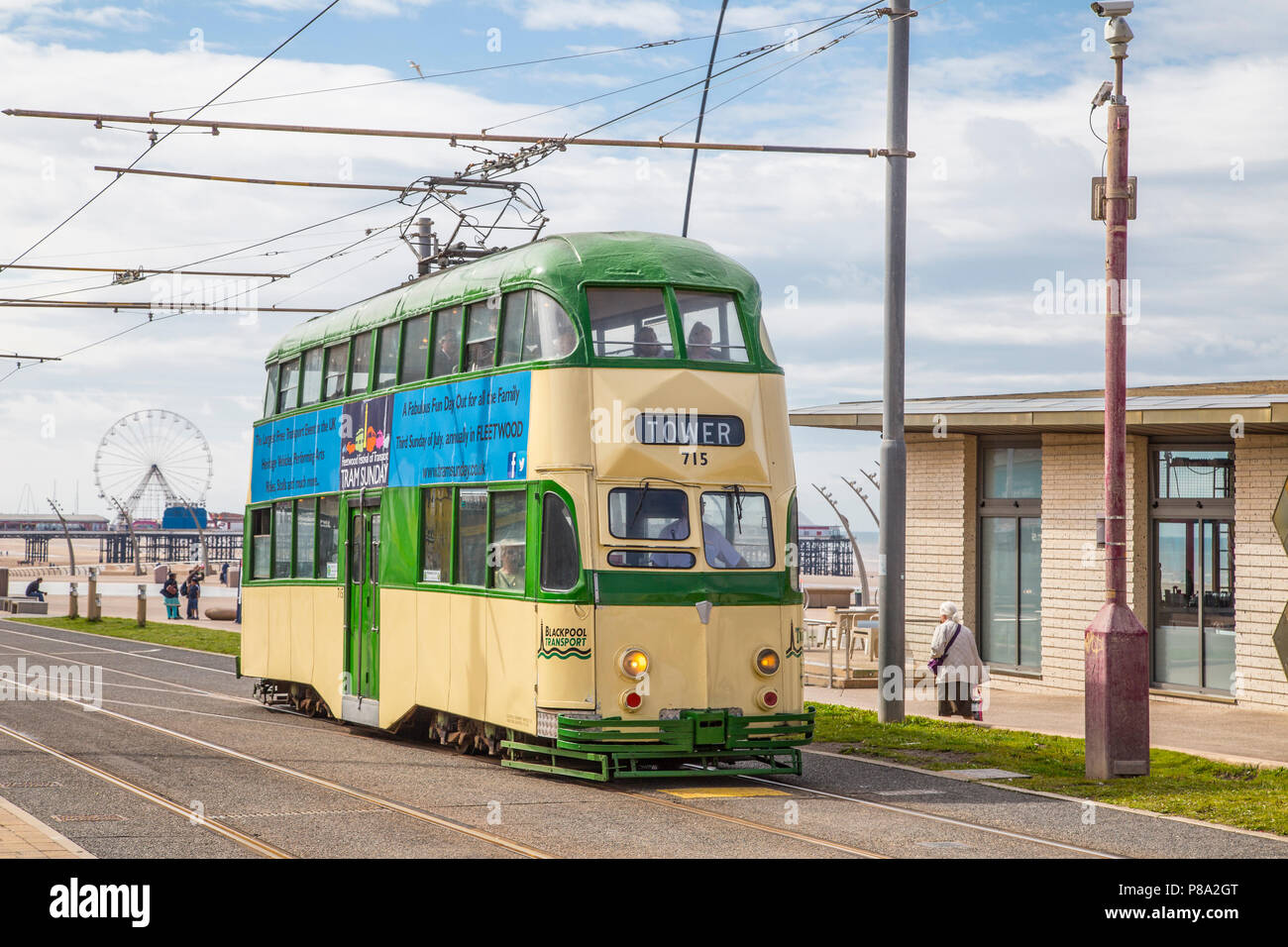 Historic Tramway, Blackpool, England, Great Britain Stock Photo - Alamy