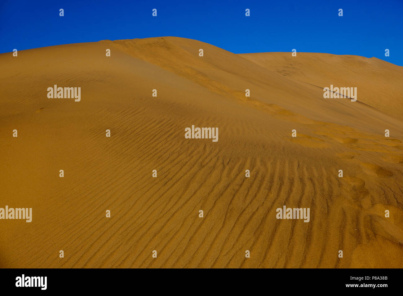 Beautiful Namib Desert landscape with ripples and patterns on beautiful ...