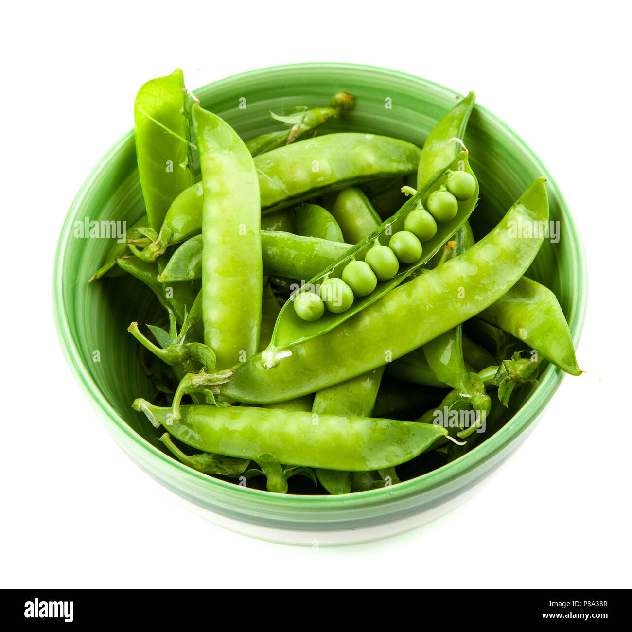 Fresh green peas Stock Photo - Alamy