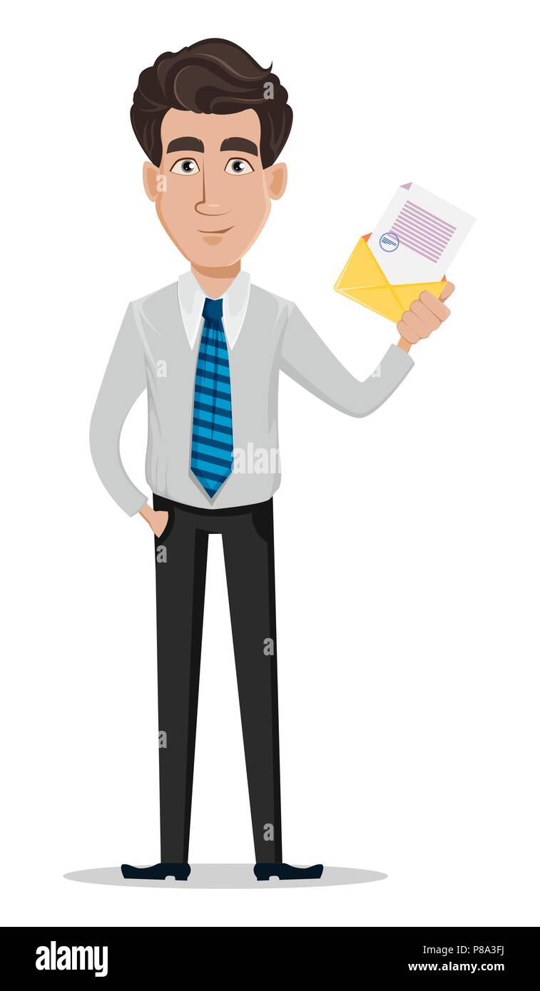 Business man in office style clothes. Businessman, banker, manager ...