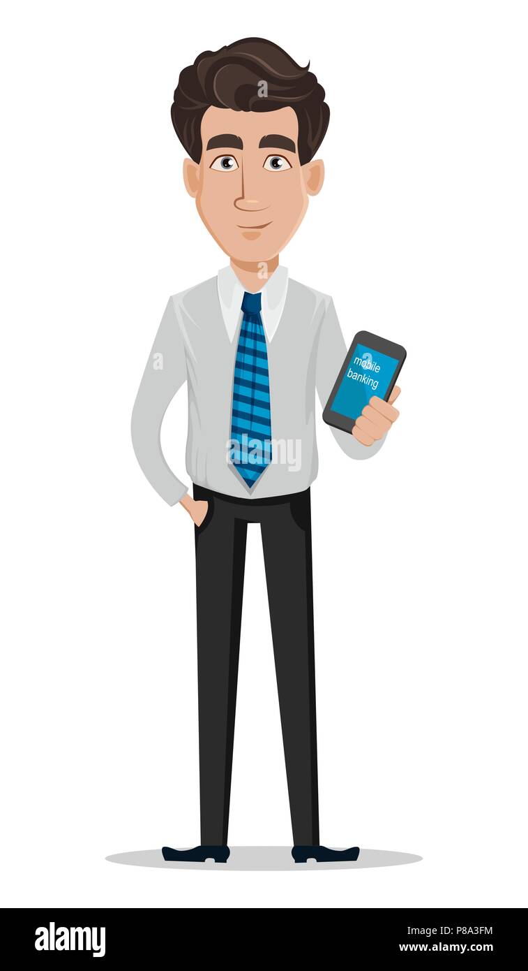 Business man in office style clothes. Businessman, banker, manager ...