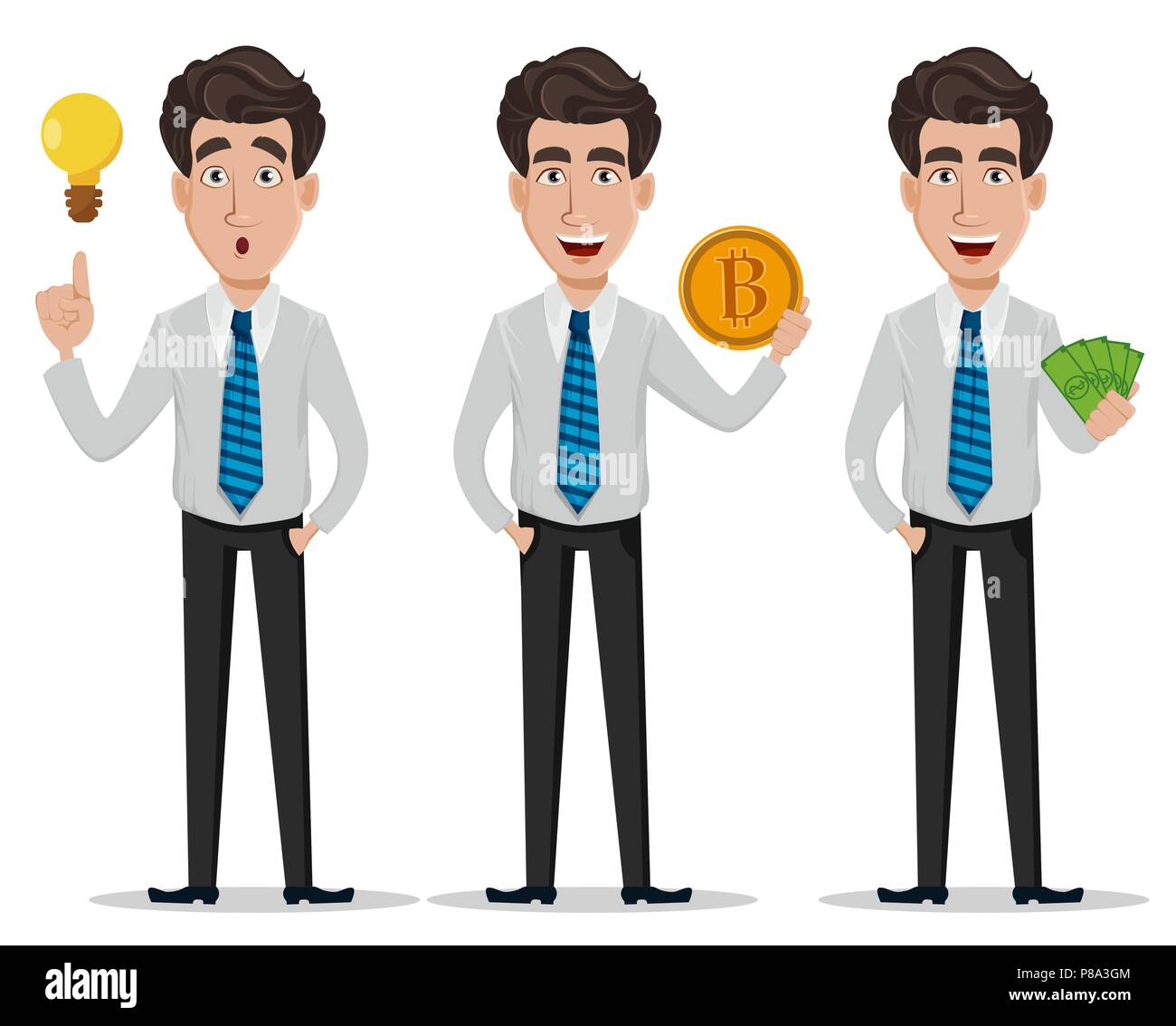Mining entrepreneur and banker Stock Vector Images - Alamy