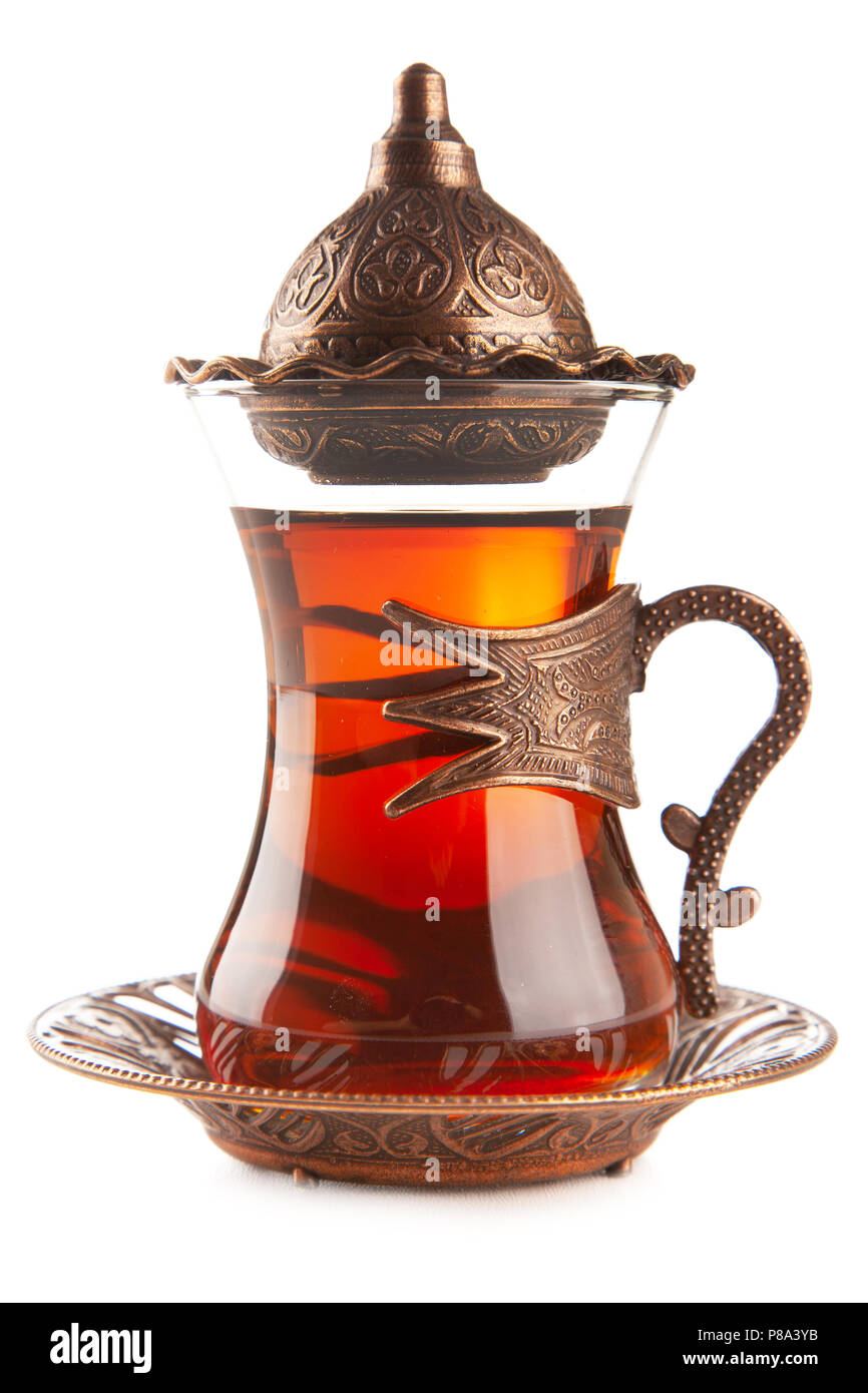 Closeup traditional turkish glass Cut Out Stock Images & Pictures - Alamy