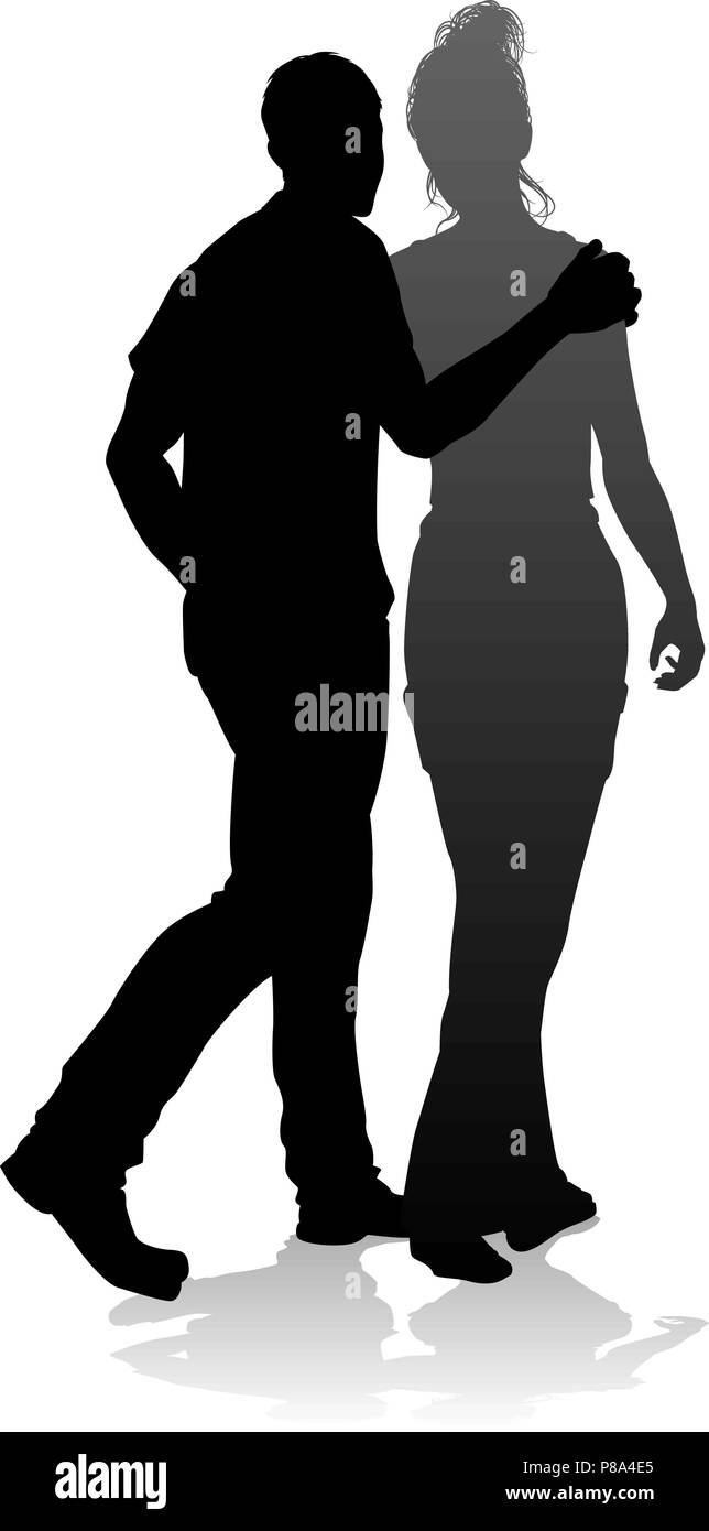 Logo black couple vector Cut Out Stock Images & Pictures - Alamy