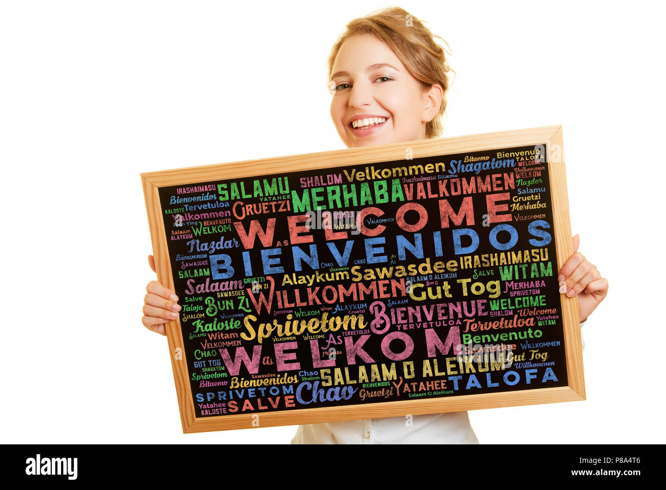 Welcome in different languages hi-res stock photography and images - Alamy