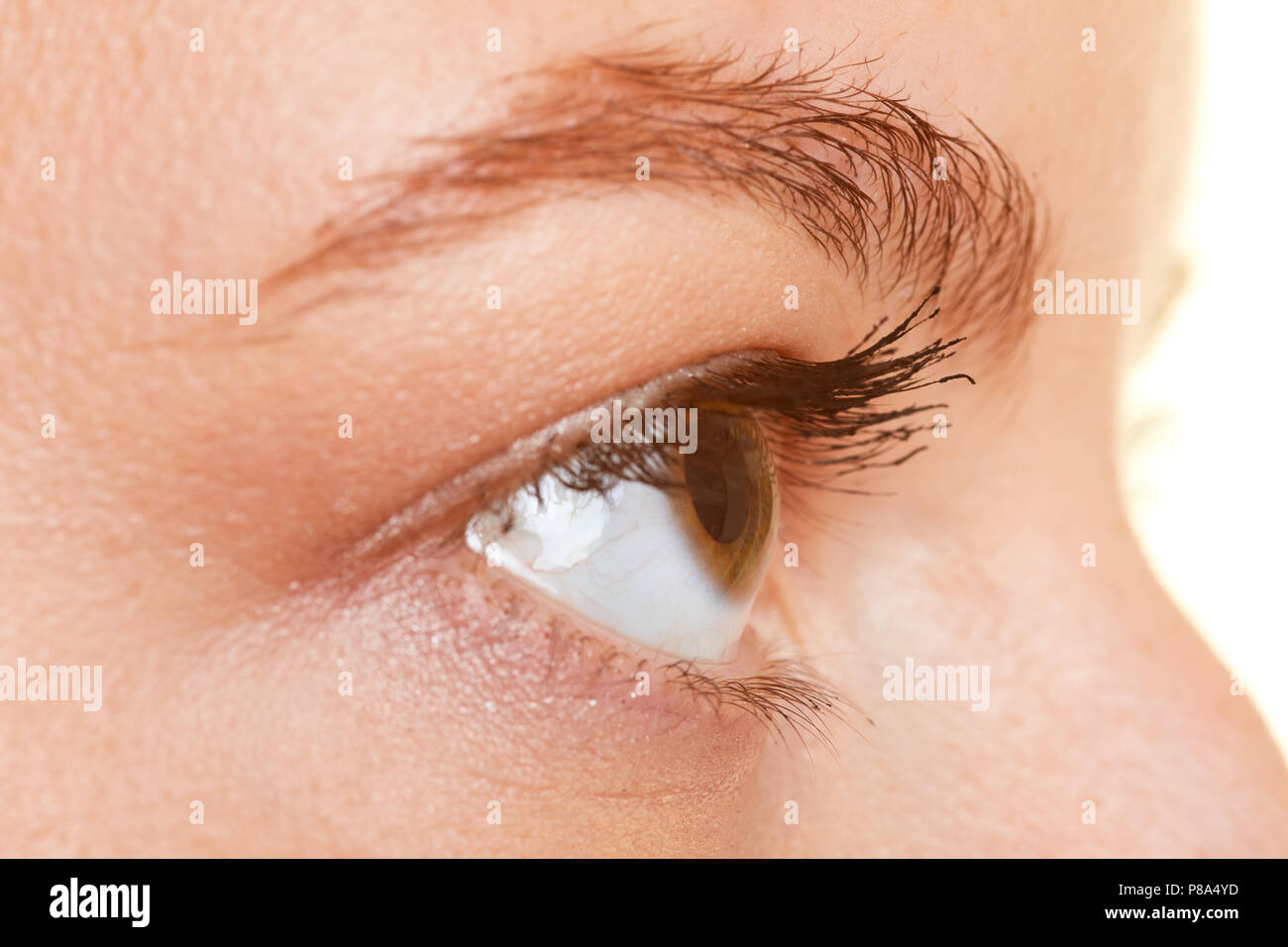 Eye side view hi-res stock photography and images - Alamy