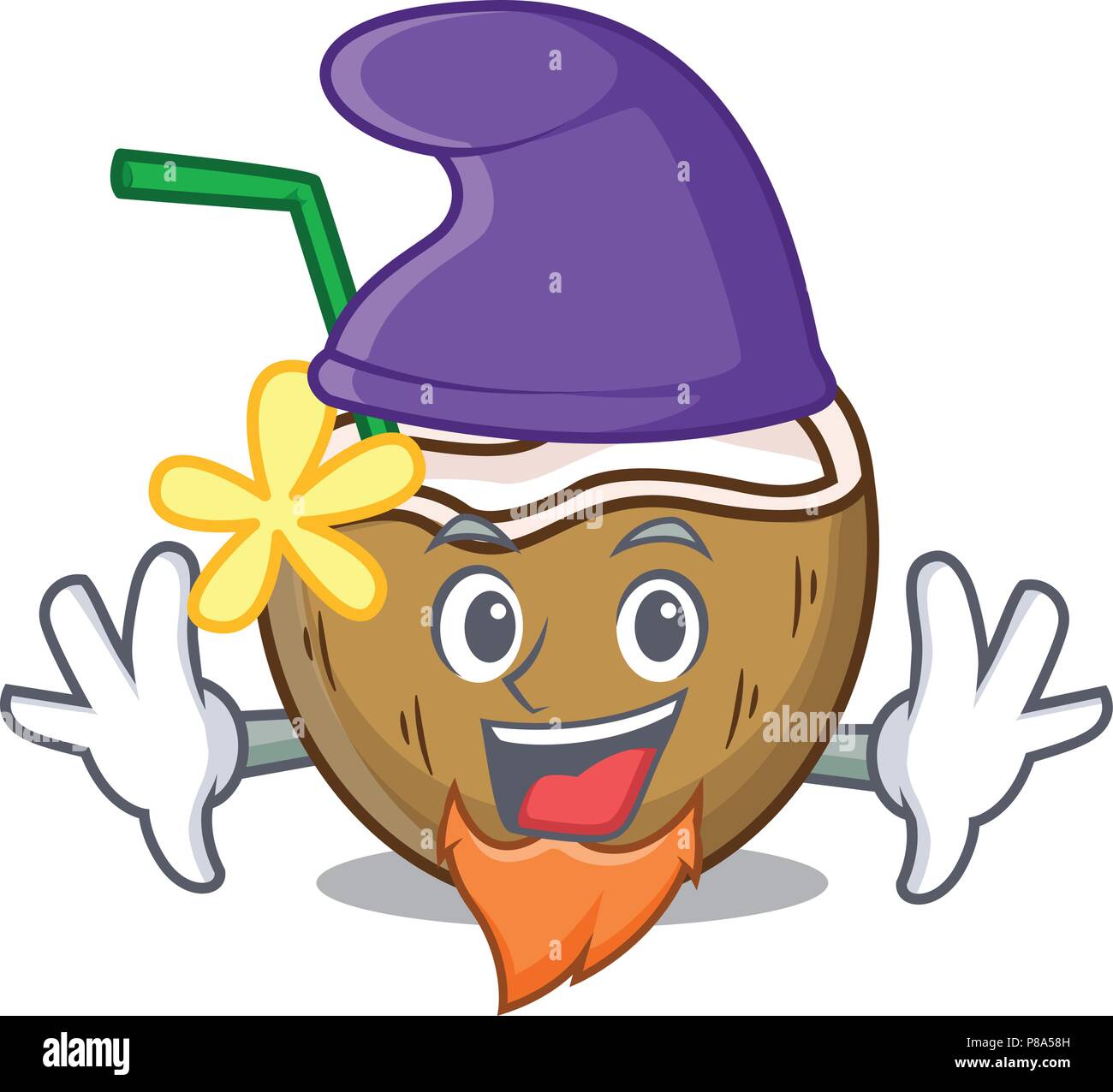 Coconutjuice Stock Vector Images - Alamy