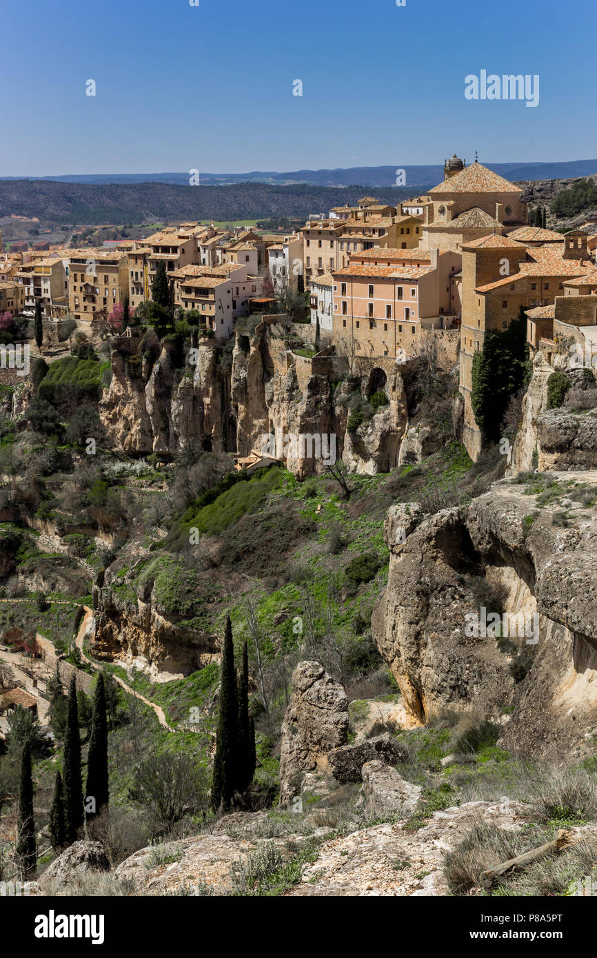 View over the historic city of Cuenca, Spain Stock Photo - Alamy