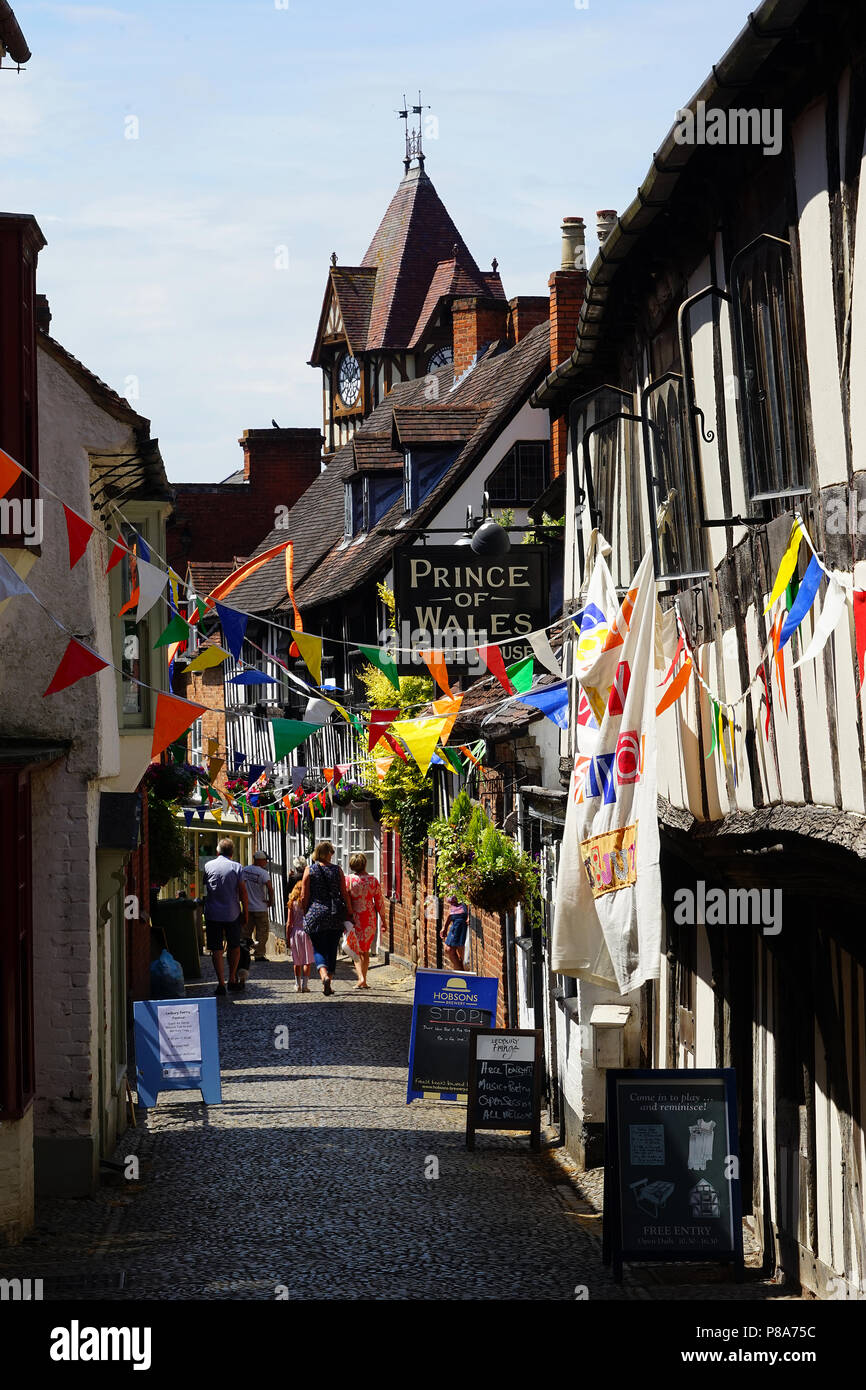 Church Lane, Ledbury Stock Photo - Alamy