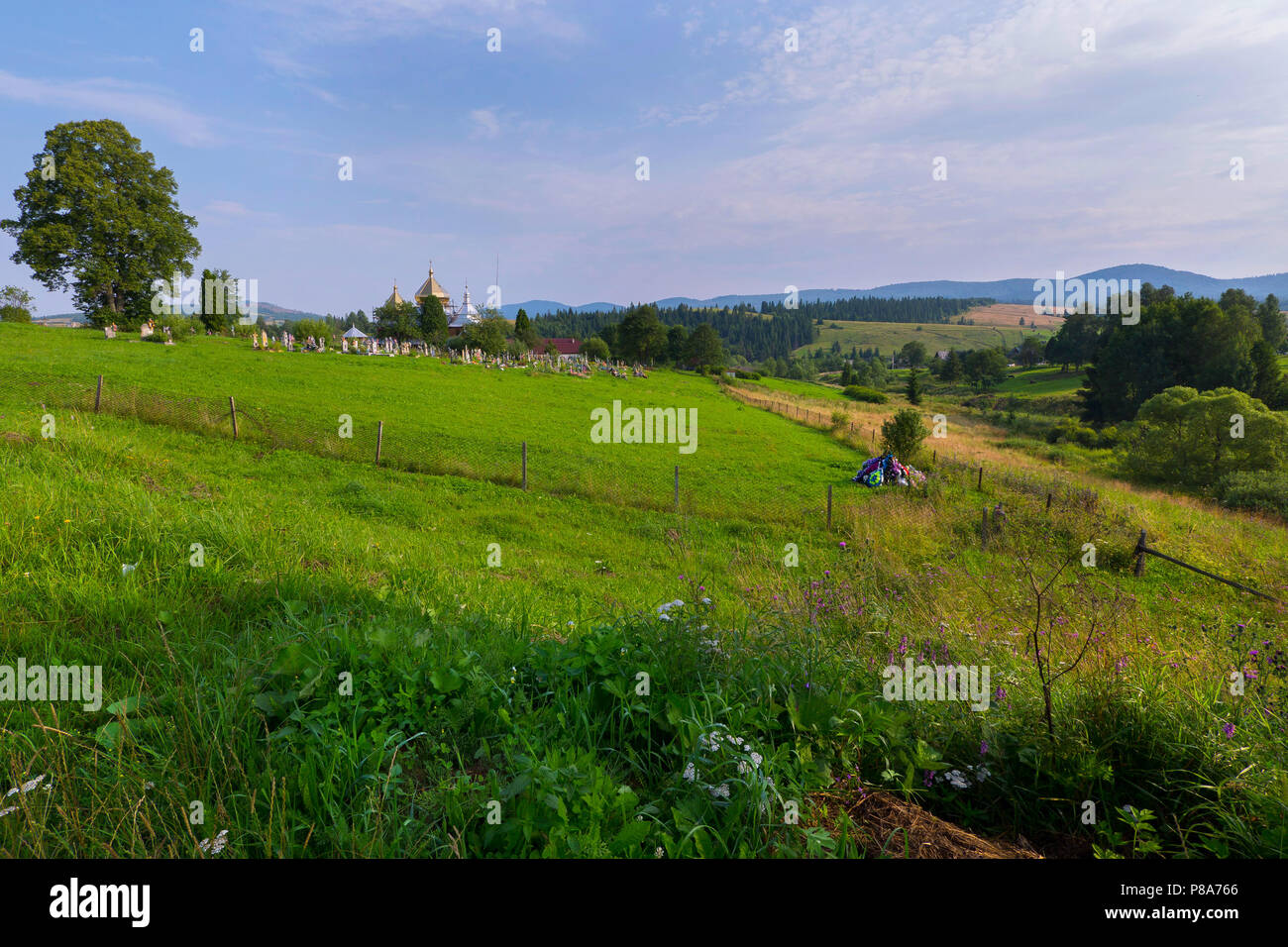Gravestone on the slope hi-res stock photography and images - Alamy