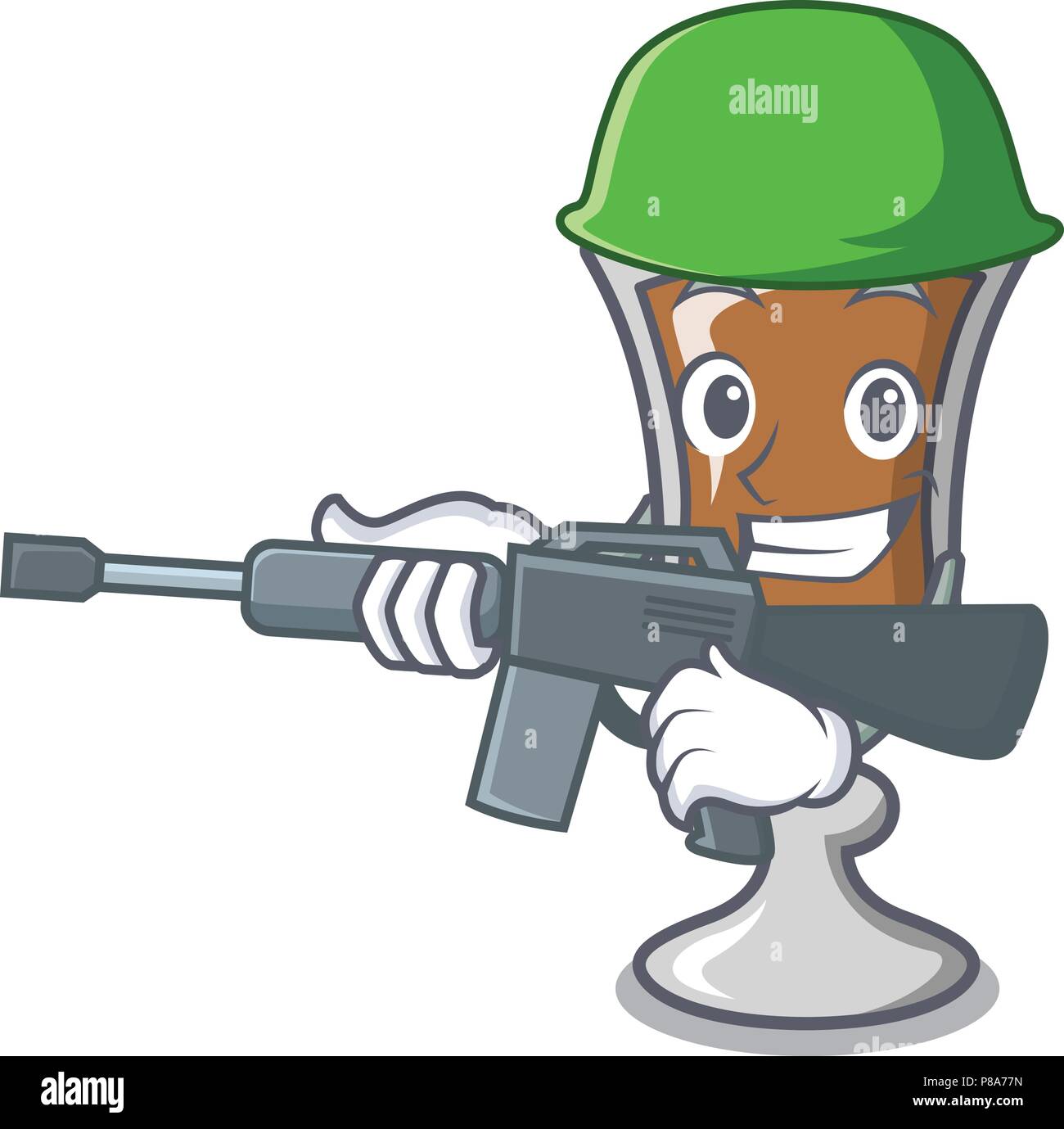 Army irish coffee character cartoon Stock Vector Image & Art - Alamy