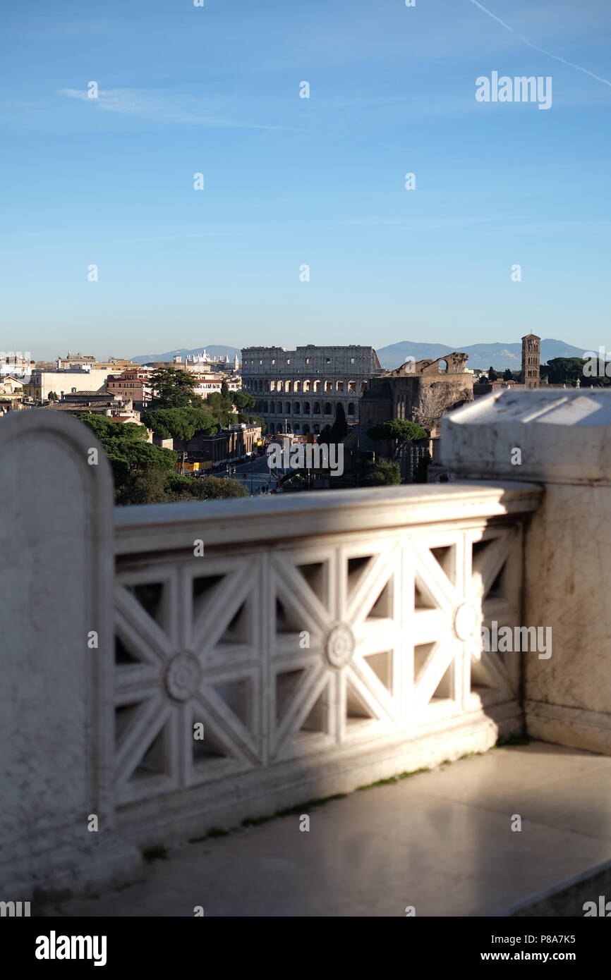 Terrace of a roman palace hi-res stock photography and images - Alamy