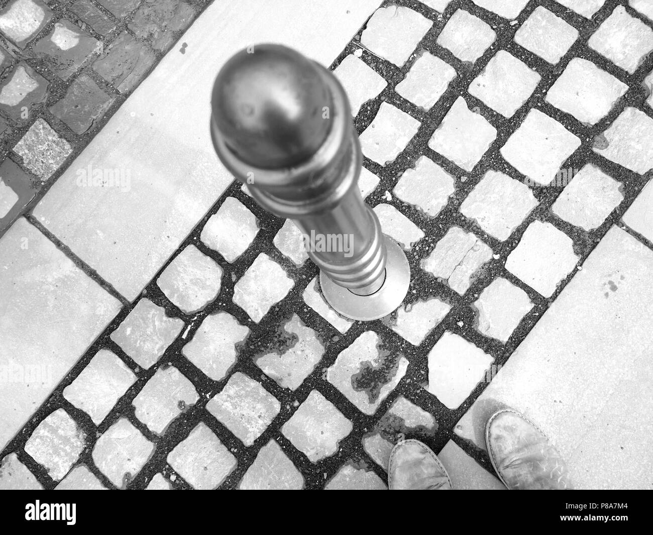 Retractable bollard hi-res stock photography and images - Alamy