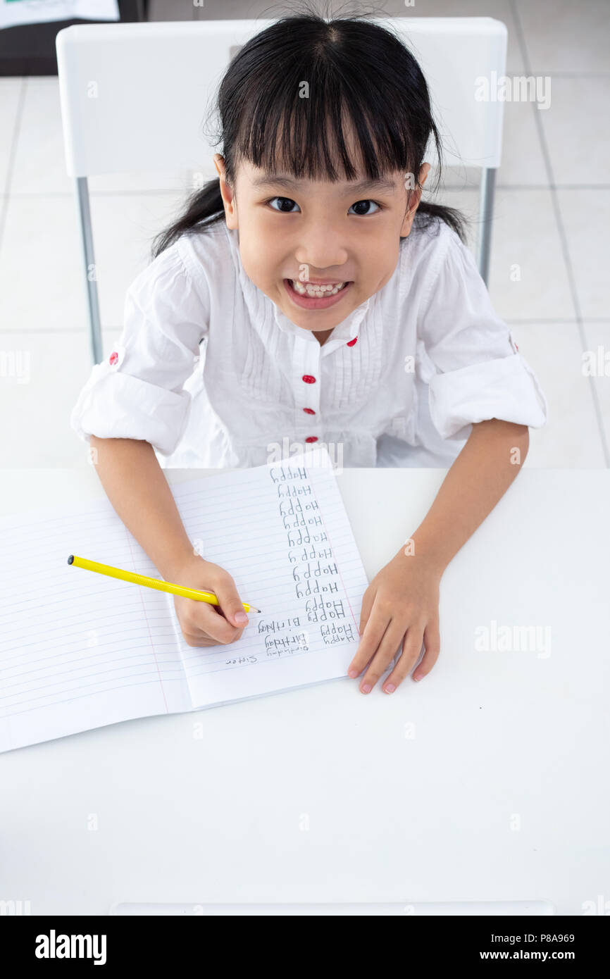 Chinese Children Doing Homework