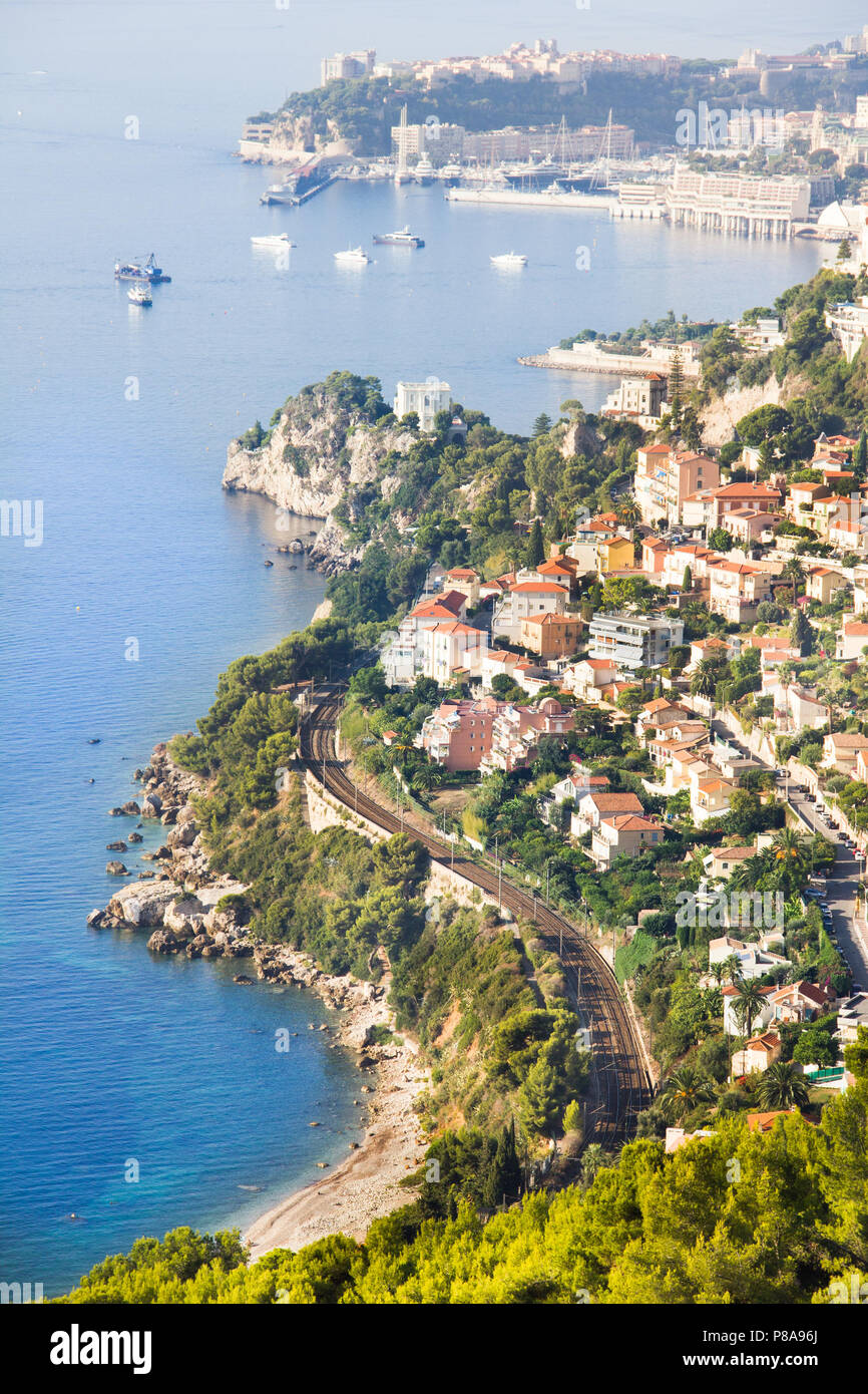 The coast of Monaco Stock Photo - Alamy