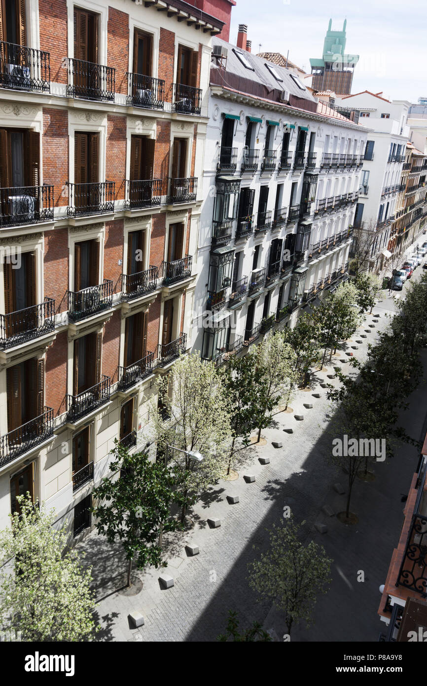 old buildings of madrid Stock Photo - Alamy