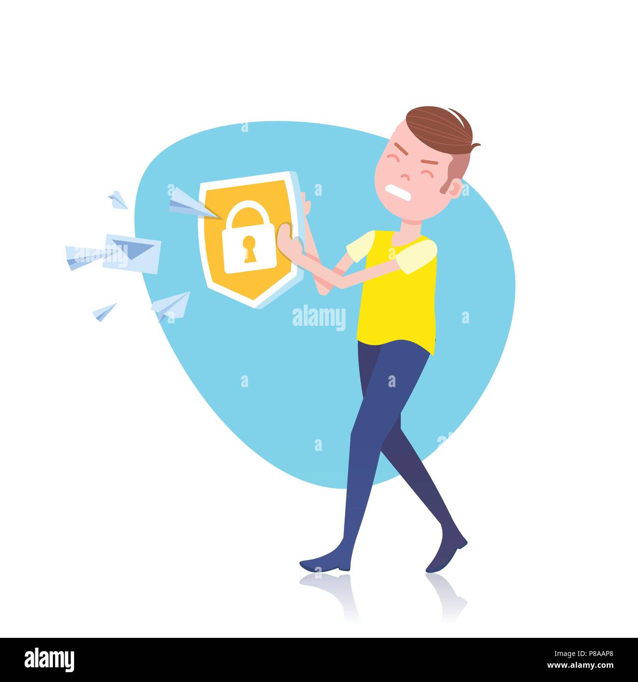 Chap hand Stock Vector Images - Alamy