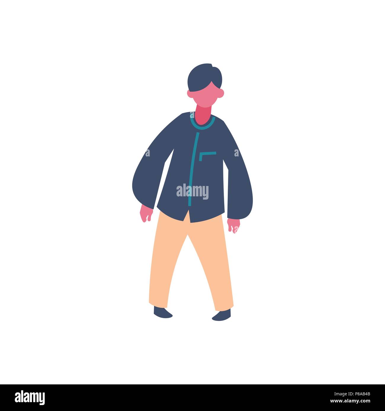 Cartoon man male stand design hi-res stock photography and images - Alamy