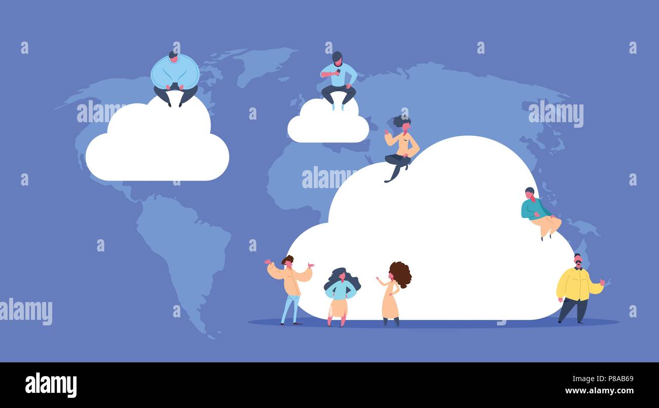 Diversity concept world map cartoon hi-res stock photography and images ...