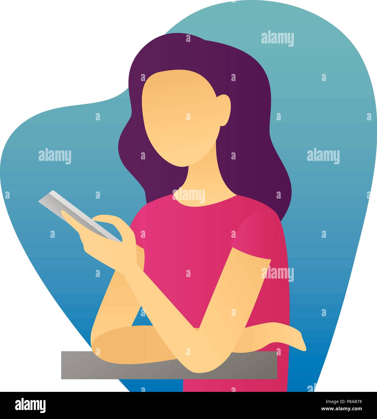 Siting attractive Stock Vector Images - Alamy