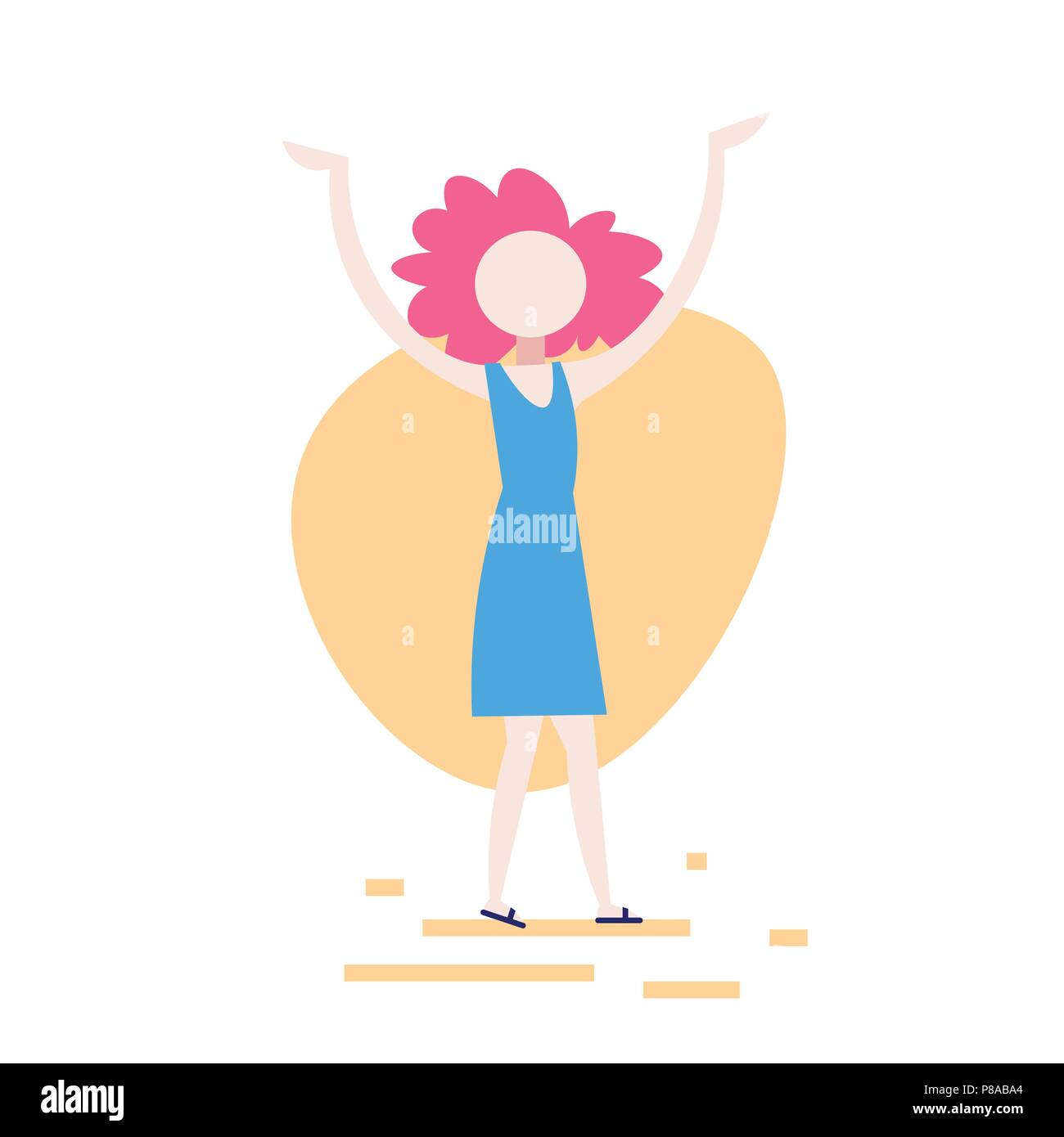 Hand raise presentation Stock Vector Images - Alamy