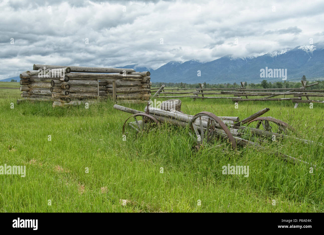 North America; United States; Montana; Fort Connah; Historic Site; Last ...