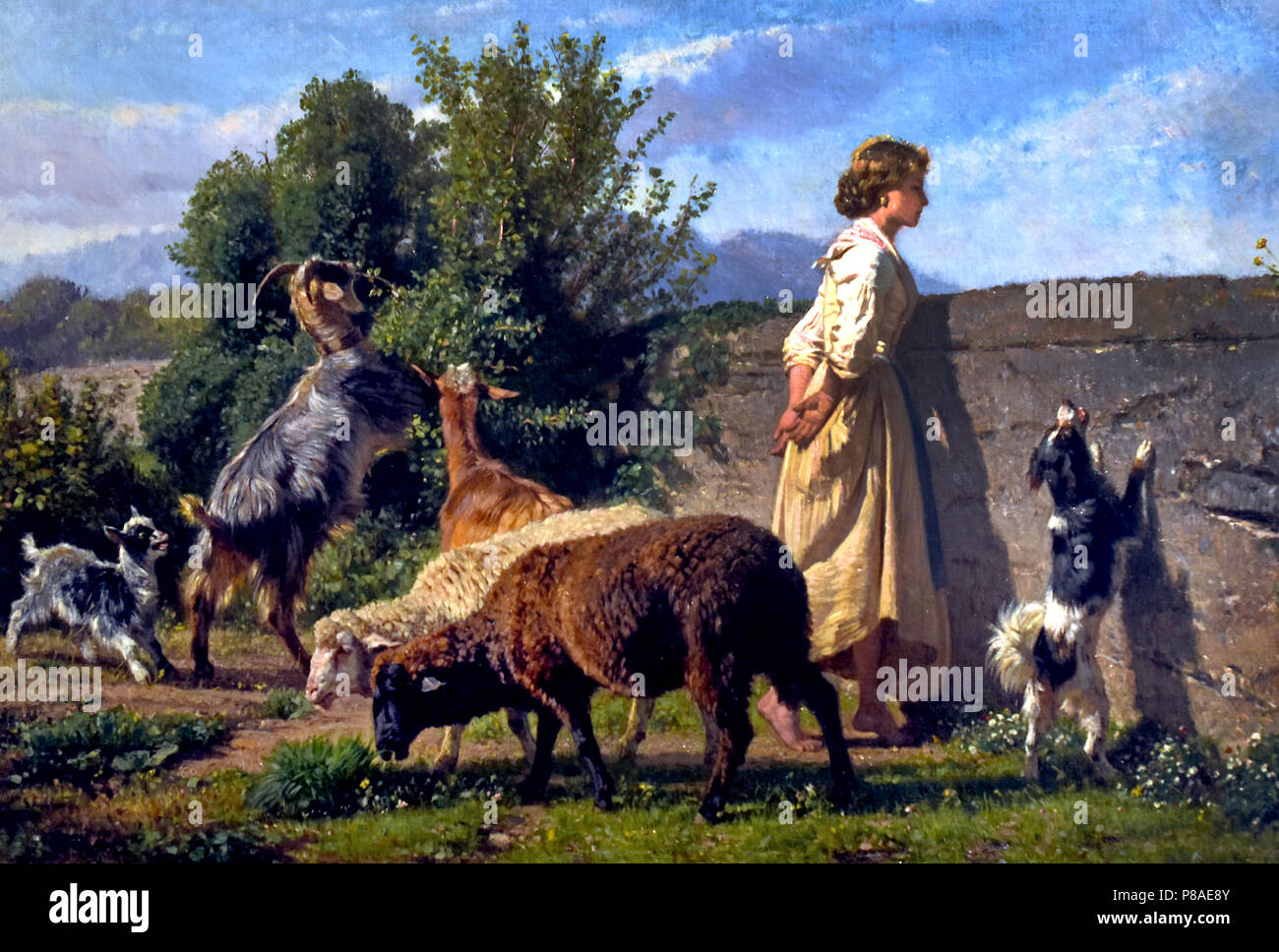 Beautiful shepherdess hi-res stock photography and images - Alamy