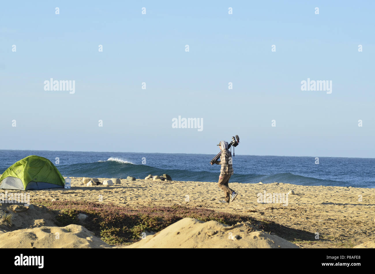 Beach filmmaking hi-res stock photography and images - Alamy