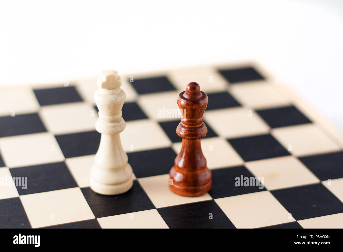 White King and Black queen. Can be used for multicultural, diversity ...