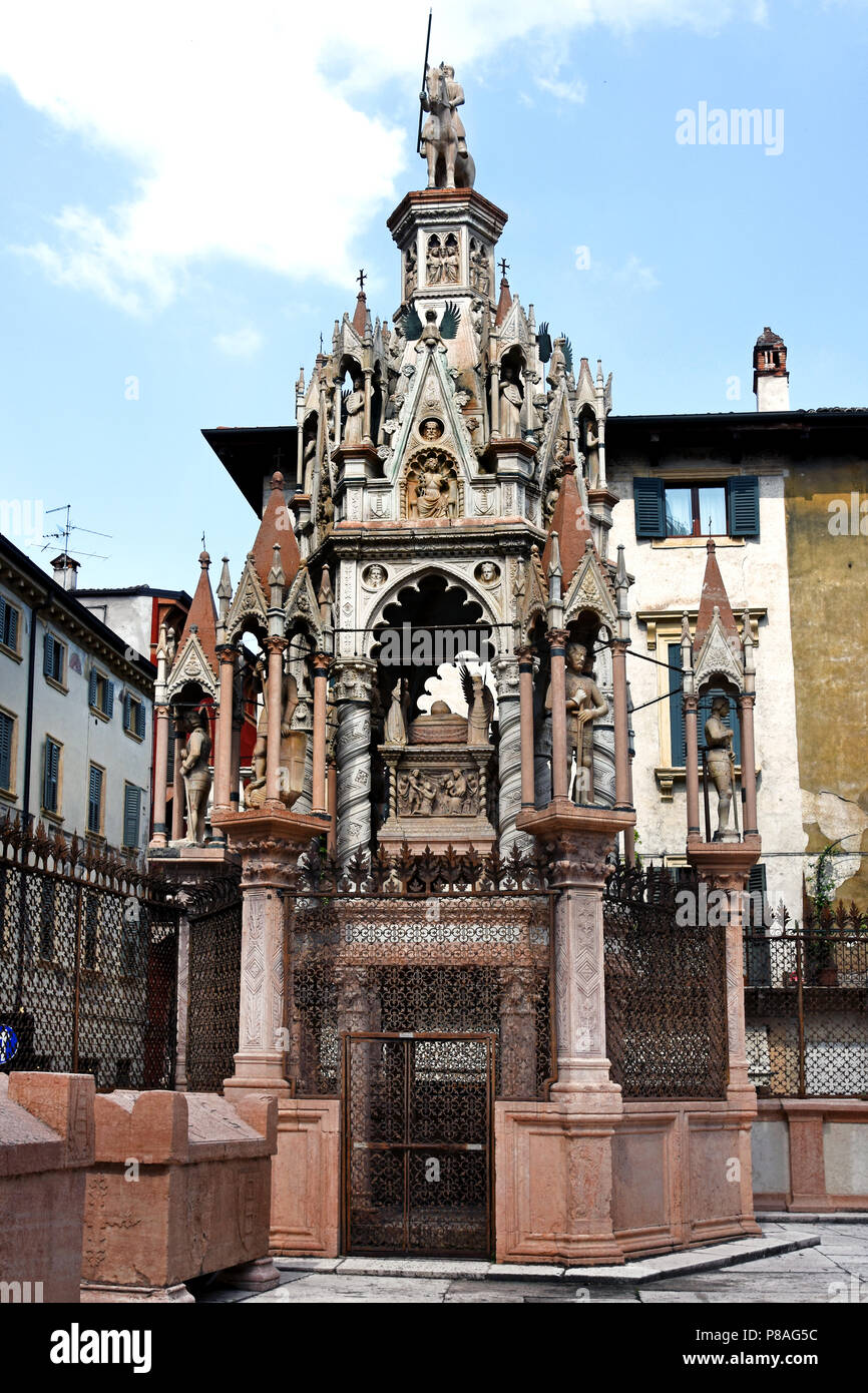 The Scaliger Tombs ( Arche scaligere) is a group of five Gothic ...