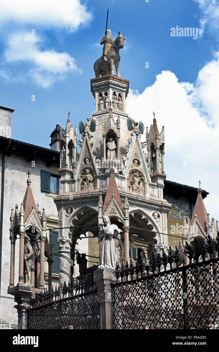 The Scaliger Tombs ( Arche scaligere) is a group of five Gothic ...