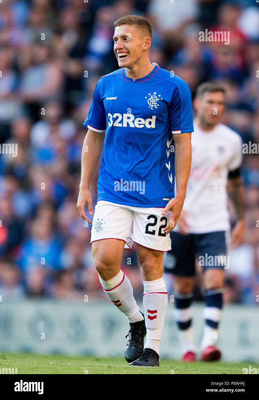 Rangers Greg Docherty during a pre-season friendly match at Ibrox ...