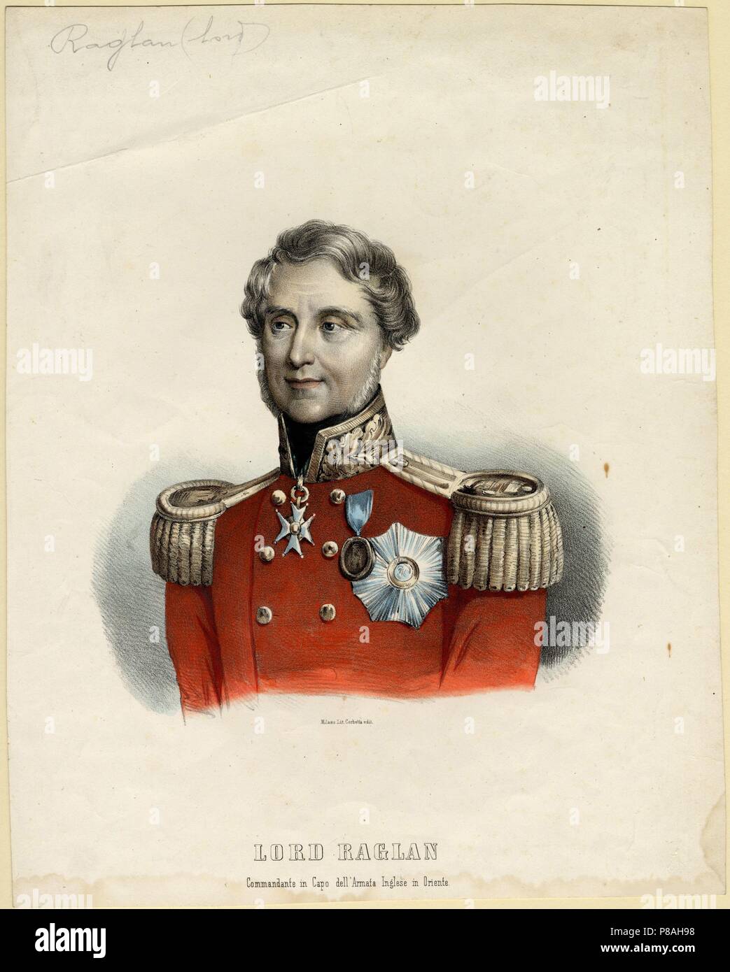 Lord raglan portrait hi-res stock photography and images - Alamy