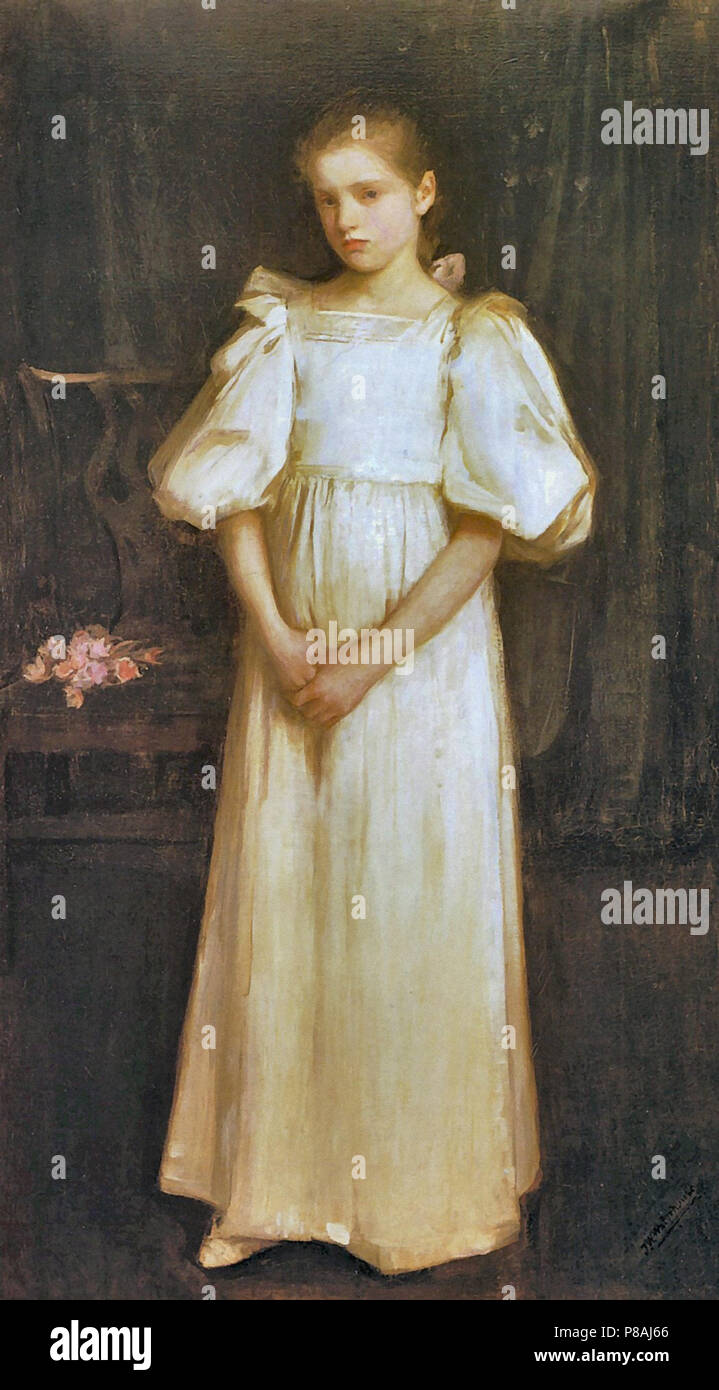 Waterhouse John William - Portrait of Phyllis Waterlo Stock Photo - Alamy