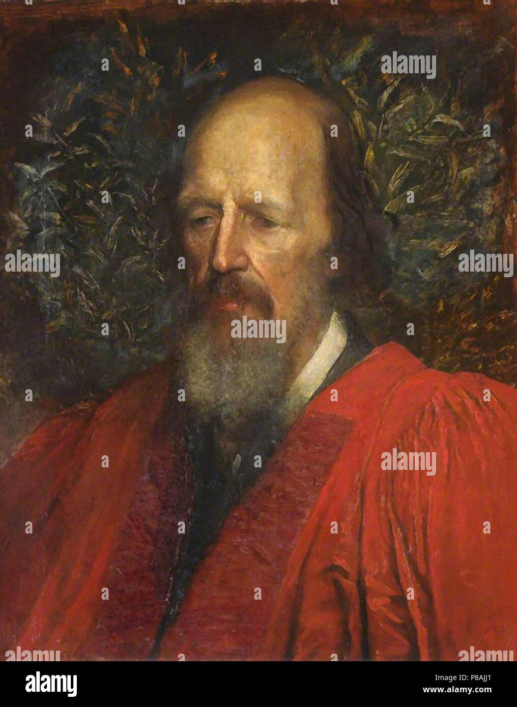 Watts George Frederick - Alfred Tennyson 1st Baron Tennyson 2 Stock ...