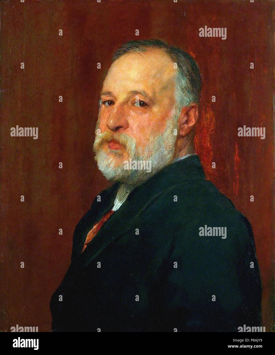 Watts George Frederick - Portrait of Constantine Alexander Ionides ...